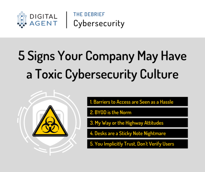 5 Signs You Have a Toxic Cybersecurity Culture - Digital Agent